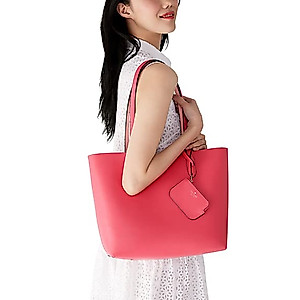 Kate Spade Ava Leather Reversible Tote (Donut Pink)