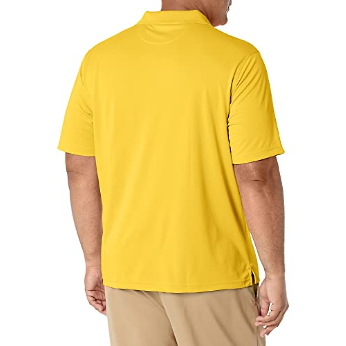 Amazon Essentials Men's Regular-Fit Quick-Dry Golf Polo Shirt (Available in Big & Tall), Golden Yellow, XX-Large