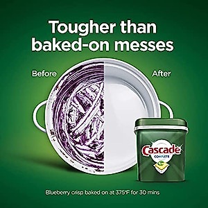 Cascade Complete Dishwasher Pods, Dishwasher tabs, Dish Washing Pods for Dishwasher, Dishwasher tablets, Lemon Scent ActionPacs, 78 Count