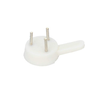 Auniwaig Hardwall Hangers Plastic Invisible Traceless Nails Hooks ​Wall Mount Non-Mark Hanging Hooks for Cinder Block Pictures Photo Frame Hanging, 25mm, 20PCS