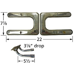 Stainless Steel Burner and Venturi for Fiesta Grills