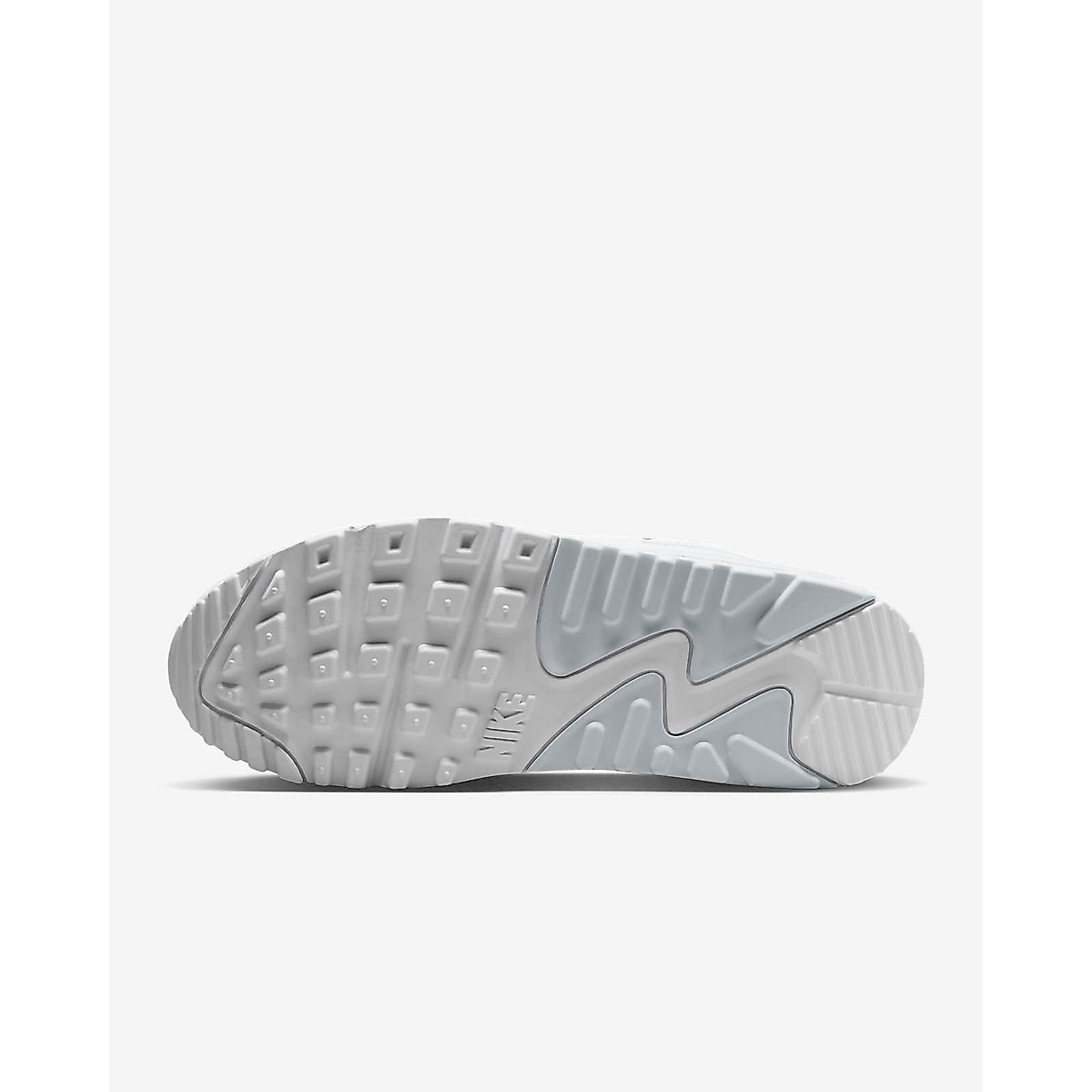 Nike Women Air Max 90 Futura Running Sneaker, White White White 101, 12