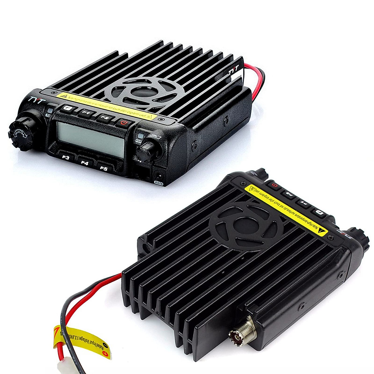 TYTTH-9000D Car Mobile Transceiver 60W VHF 2M 146MHz Ham Radio 2 Way Radio with USB Programming Cable, Black