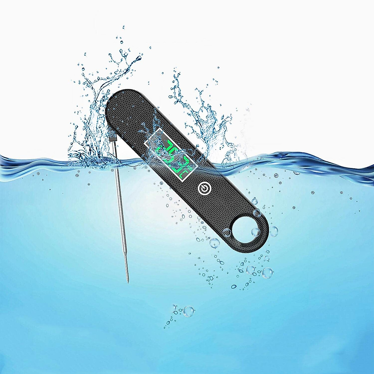 Outdoor Cooking Grill Thermometer,Instant Read Digital Meat Thermometer with Back Light Screen,Suitable for Barbecue,Hot Food.