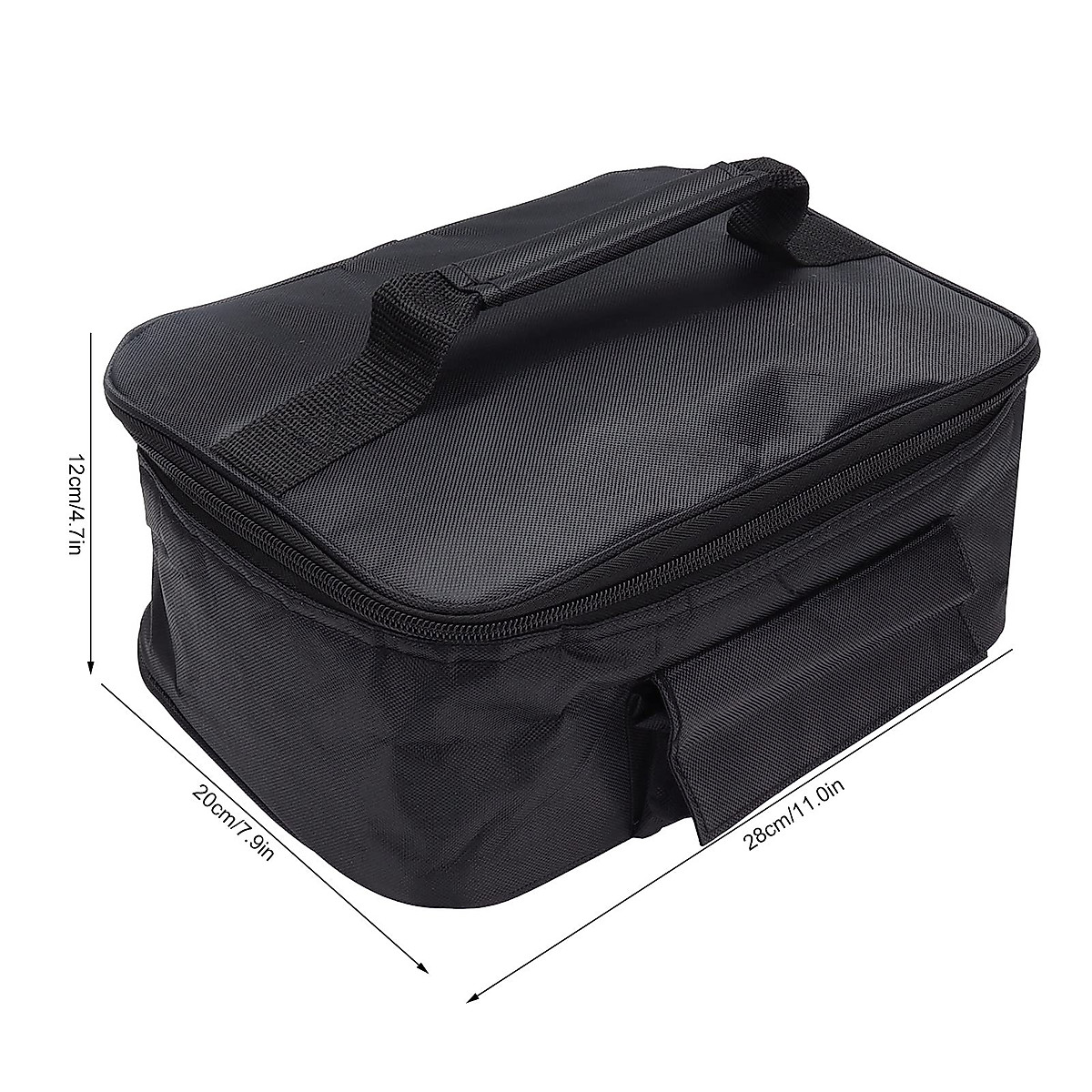 Portable Oven,12 V Car Food Warmer Portable Mini Microwave Electric Food Heated Picnic Box Lunch Box 11.0x7.9x4.7in for Business Trip Travel,Camping