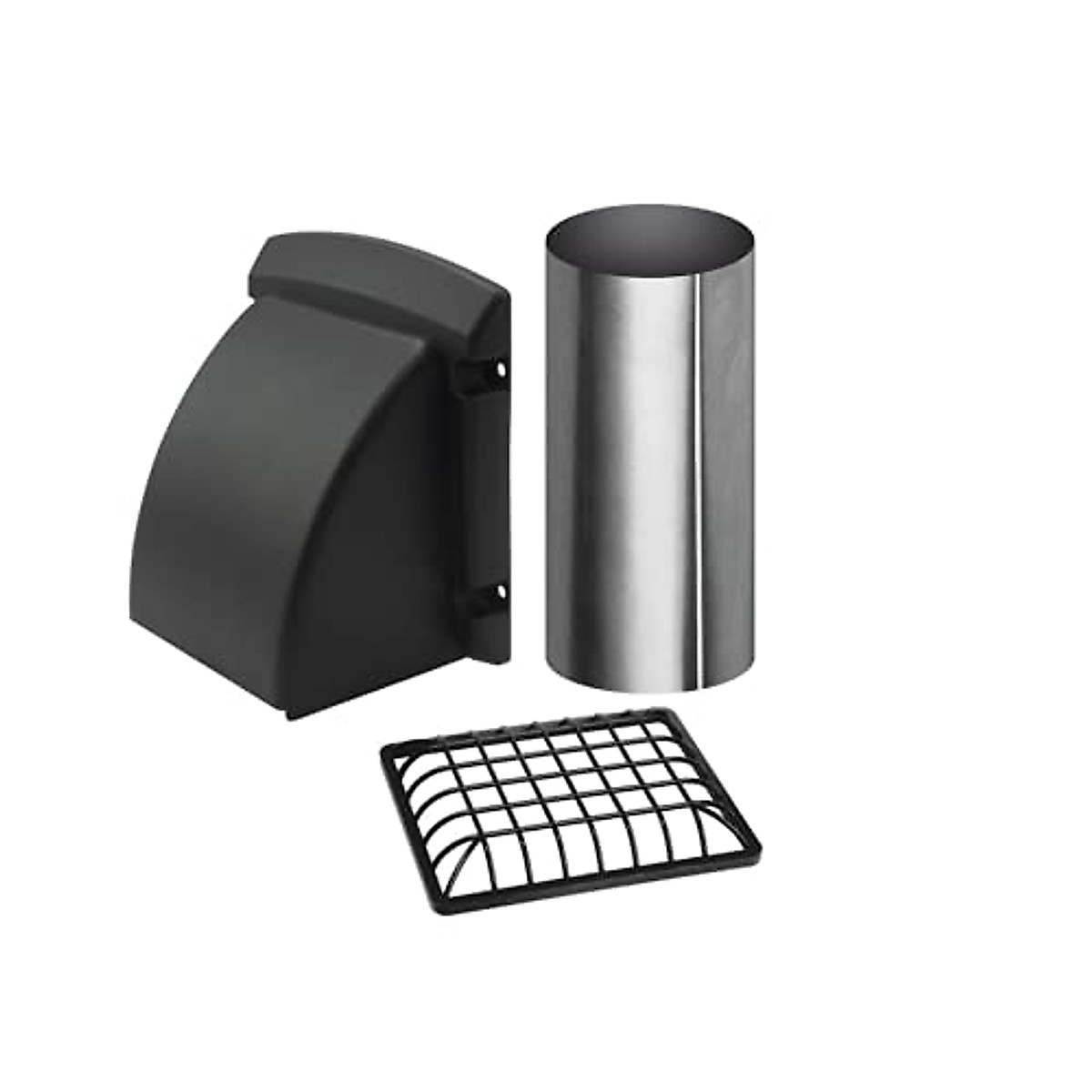 Everbilt BPMH4BLKHD6 Wide Mouth Dryer Vent Hood (Black)