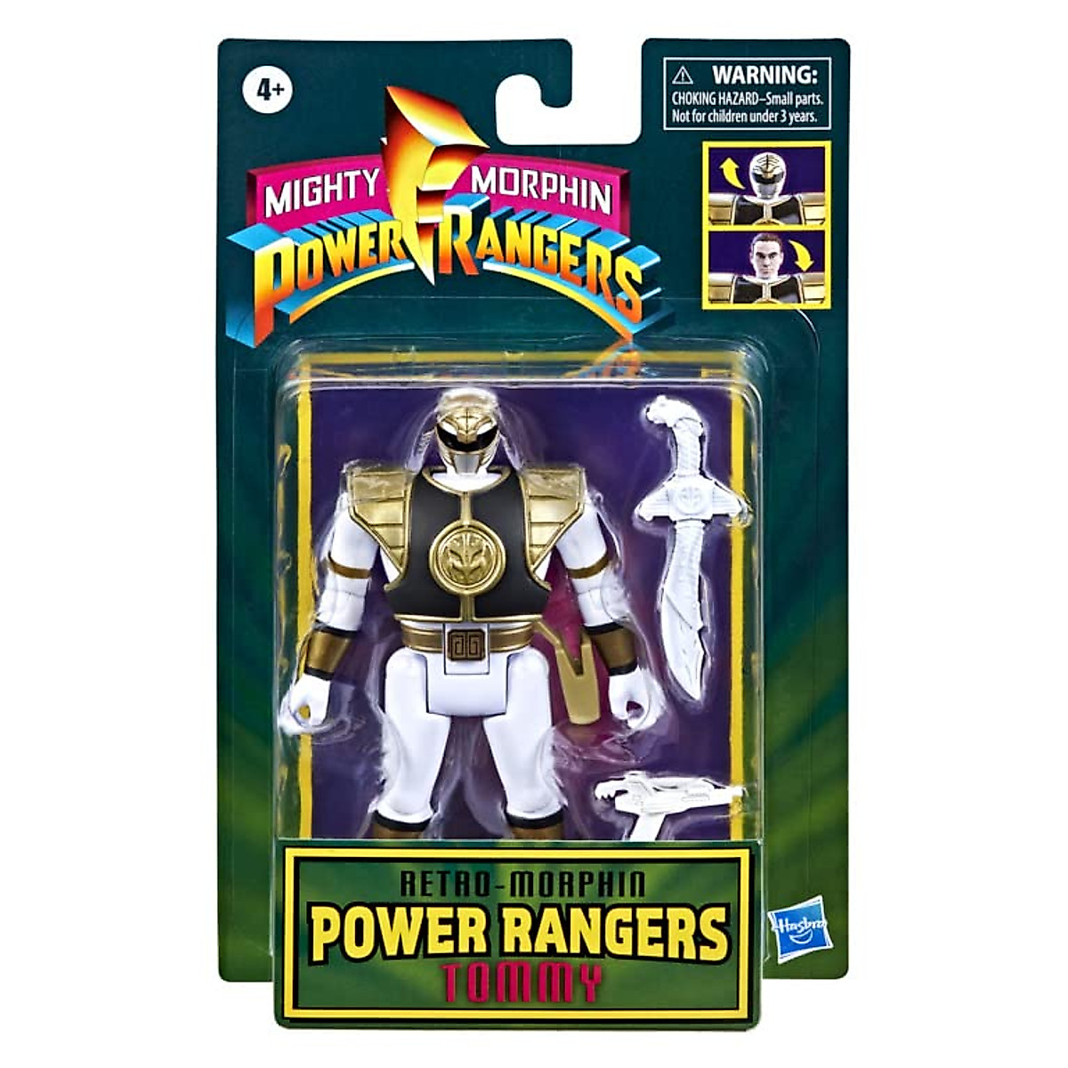 Power Rangers Retro-Morphin White Ranger Action Figure