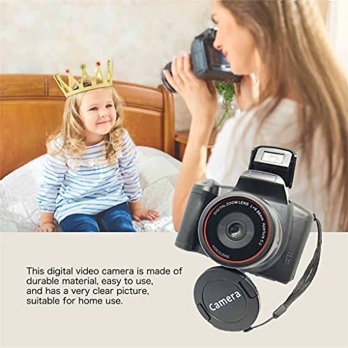 MEENE 1080P Digital Camera SLR 4X Digital Zoom 2.8 Inch Screen 3mp Maximum 12MP Resolution 720P TV Out for PC Video