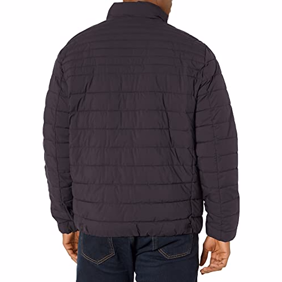 Calvin Klein Men's Classic Packable Down Jacket, Iron, Large