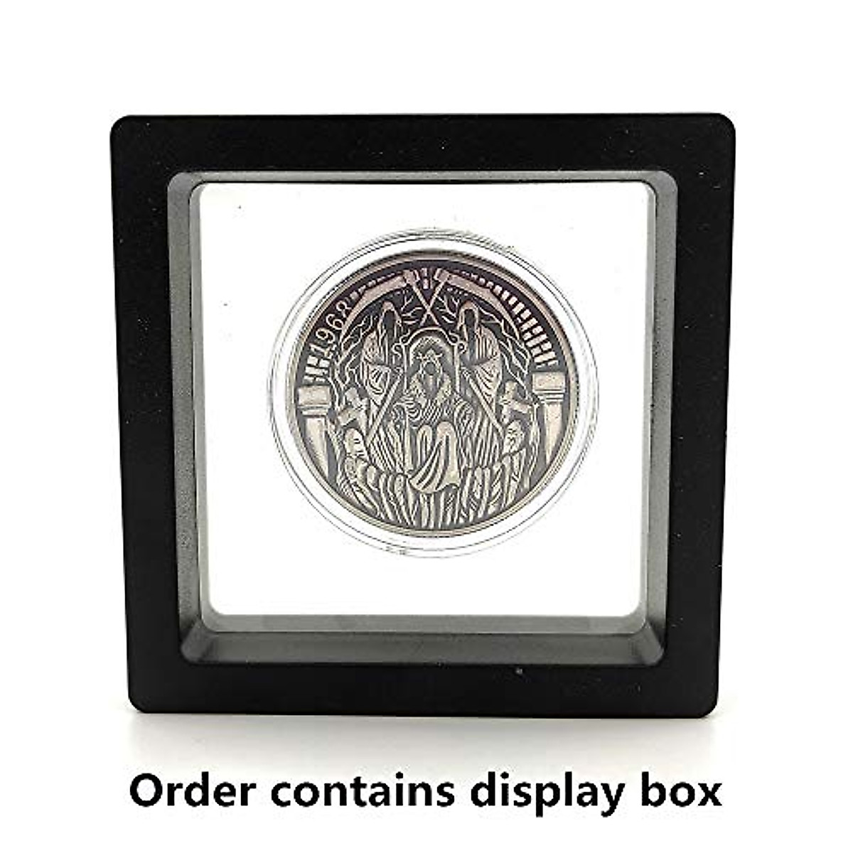 Valar Morghulis Antique Silver Coin Collection HOBO Skull Art Scythe Grim Reaper Punk Eagle Coin