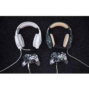 Trust Gaming GXT 322W Dynamic Gaming Headset for PC, Playstation 4 & Xbox One (Controller with 3.5mm Jack) White Camouflage