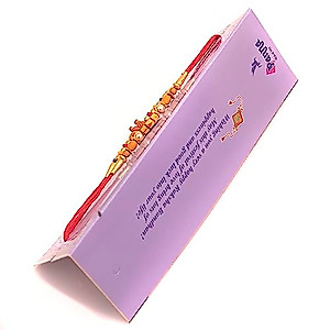 Rakhi For Brother Set of 2 With Greeting Card, Beautiful Designer Raksha Bandhan Rakhi Gift Set For Brother Bhaiya Bhai Bro, Traditional Indian Style Rakshbandhan Rakhi Gifts For Brother