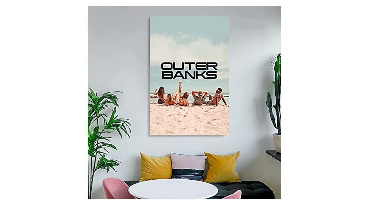 Outer Banks Canvas Poster - Coastal Wall Art for Dorms & Living Rooms