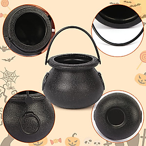 MCPINKY Small Halloween Candy Buckets, 12PCS Mini Portable Pumpkin Bucket Candy Bowl Holder Ghost Candy Bucket for Kids Trick Or Treat Halloween Party Favor