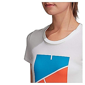 adidas Women's Court Tee White Small