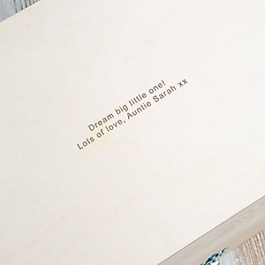 Personalized Baby Keepsake Box - Newborn Baby Girl Gifts - New Mom Present - Valentine's Day Gift For Baby - Baby Shower Gift for New Parents - Baby Memory Box