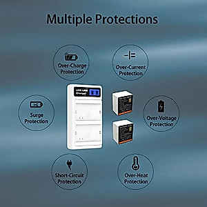 2-Pack Rechargeable Battery & USB-C Charger Station for Arlo Ultra, Ultra 2, Arlo Pro 3 and Pro 4 Camera VMC4040P,Battery Capacity:3.85V/4800mAh/18.48Wh (Arlo Ultra, Ultra 2, Arlo Pro 3 and Pro 4)