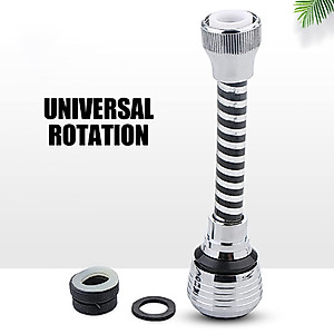 360 Degree Flexible Faucet Nozzle Sink Faucet Spray Water Out Small Faucet