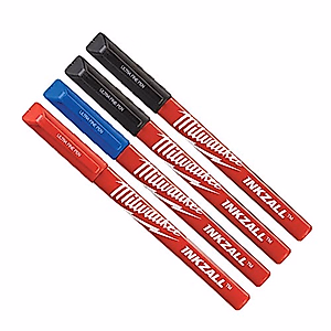Milwaukee 48-22-3165 4PK INKZALL Color Ultra Fine Point Pen