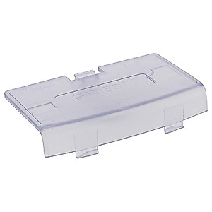 Clear Battery Cover Case Back Door Part for Nintendo Gameboy Advance GBA Case Repair Back Door Replacement Part (White)