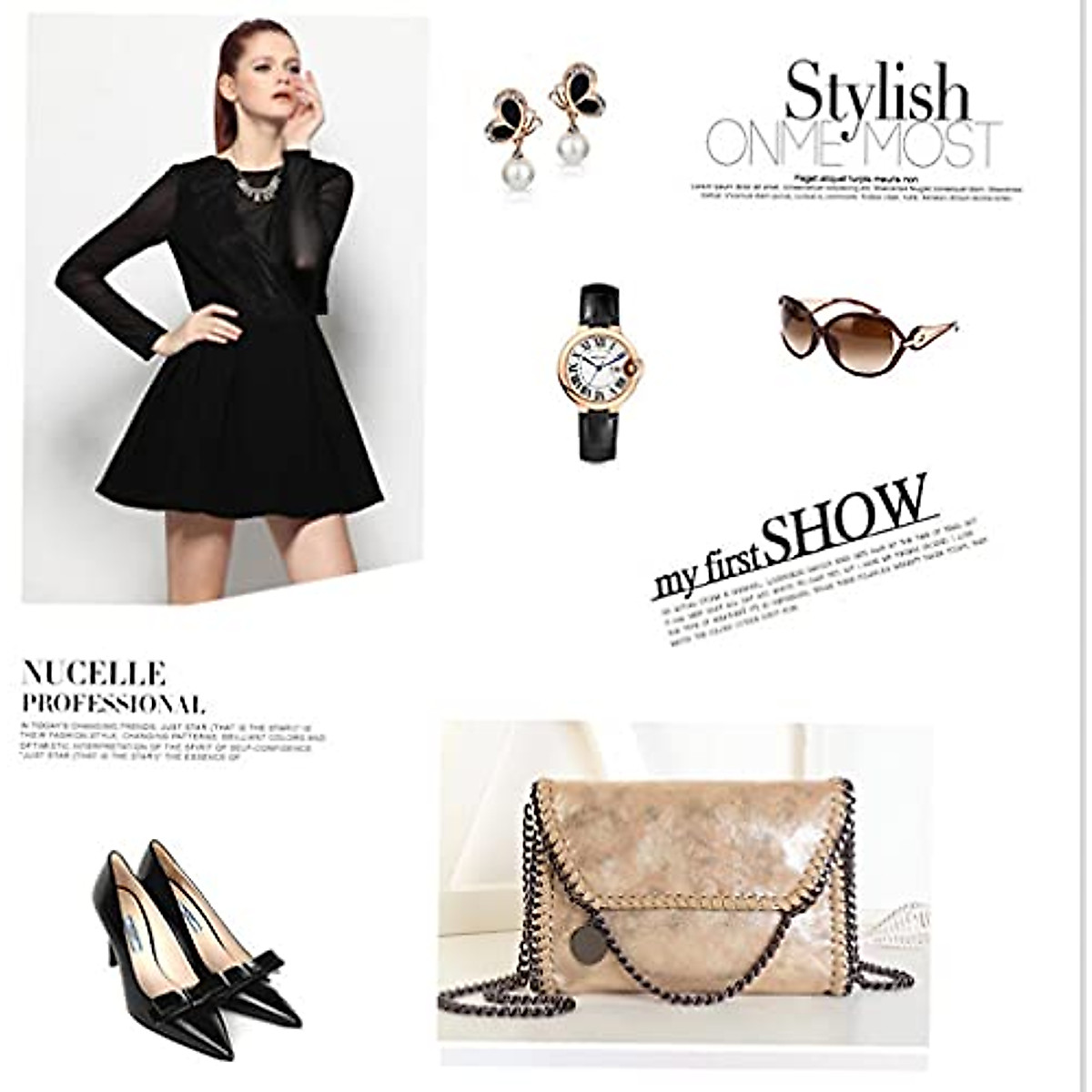 Beatfull Designer Chain Shoulder Purse for Women Soft Leather Quilted Clucth Fashion Message Crossbody bag