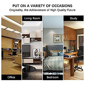 QUMENEY Tree Bookshelf, 5 Shelf Display Bookcase,Tree Bookcase for Books/CDs/Albums/Files Holder, Free Standing Book Shelves Organizer for Office，Bedroom, Living Room (Yellow)