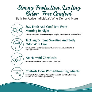 Dr. Dave's Primal Essence Extra Strength Tallow Deodorant - Aluminum-Free - Baking Soda, Beeswax, Coconut Oil and Mango Butter - Vanilla and Sandalwood