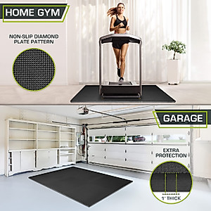 ProsourceFit Extra Thick Puzzle Exercise Mat ¾” and 1", EVA Foam Interlocking Tiles for Protective, Cushioned Workout Flooring for Home and Gym Equipment