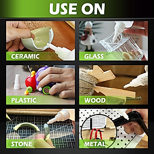 Strong Cyanoacrylate (CA) Super Glue by CYAFIXED - 4 Oz Value Pack -"All Purpose" Medium Viscosity Adhesive, Instant Bonding Glue for General Home Repair, Ceramics, Wood, Glass, Plastics and More