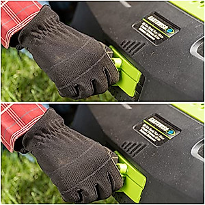 Earthwise DT71613 13-Amp 16-Inch Corded Electric Dethatcher, Green