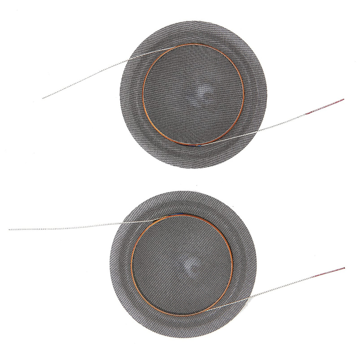 25mm Tweeter Voice Coil Replacement Parts, 2Pcs 1" Tweeter Diaphragm, 25-core Tweeter Coil and 5.4 Ohm Resistor for Speaker DIY