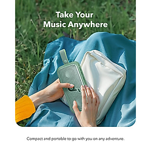 Soundcore Motion 300 Wireless Hi-Res Portable Speaker with BassUp, Bluetooth with SmartTune Technology, 30W Stereo Sound, 13H Playback, and IPX7 Waterproof, for Backyard, Camping, and Hiking