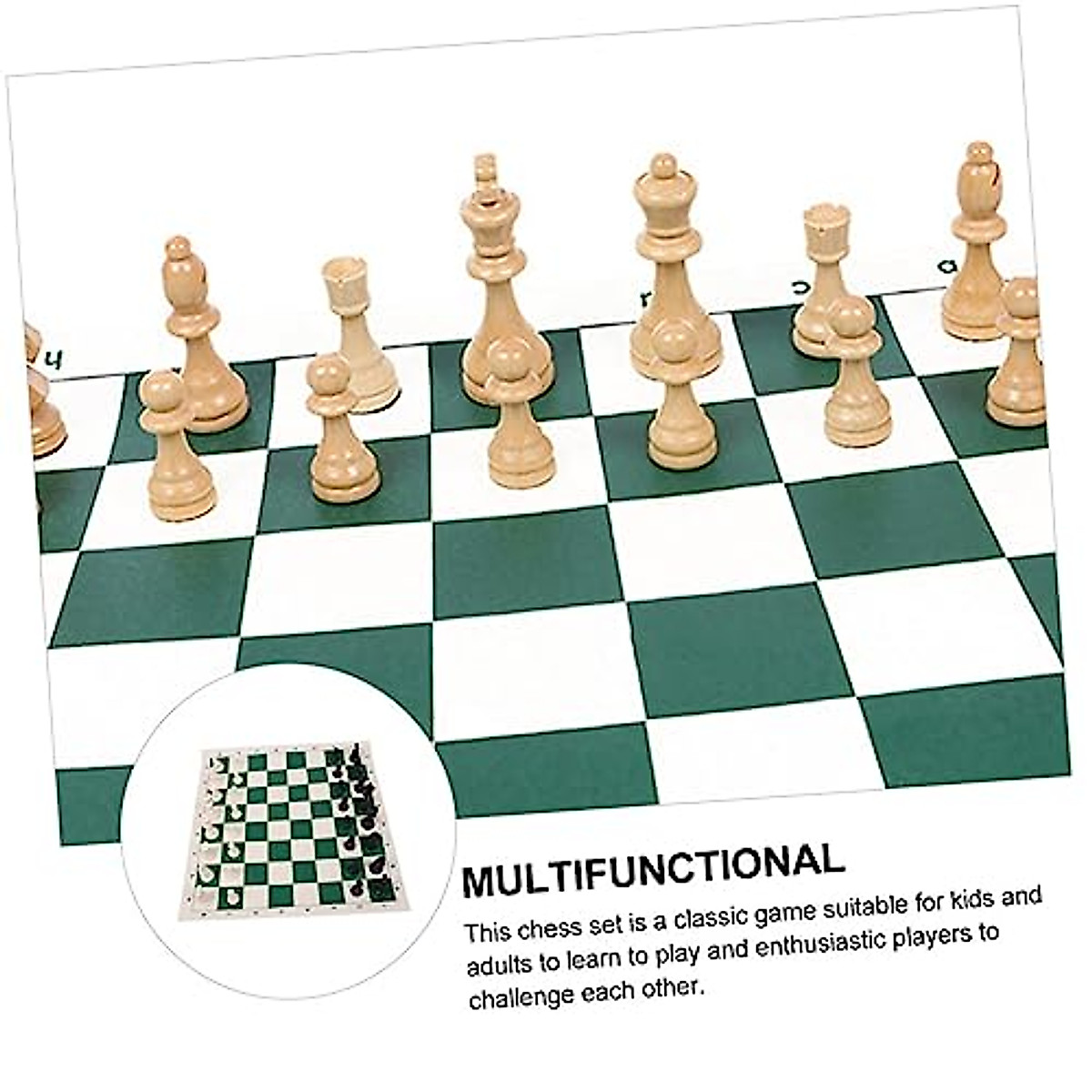 SAFIGLE 1 Set International Chess Travel Toy Magnetic Chess Board Kids Educational Toys Chess Figures International Chess Board Game Chess Toy Chess and Checkers Set Kid Competition Toy