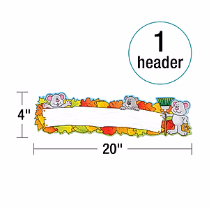 Carson Dellosa – Fall Classic Mini Bulletin Board Set, Fall Classroom Décor, 39 Pieces