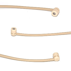 XGWTH Headset Microphone Double Over Ear Earset Headworn Mic Condenser Cardioid Compatible with Shure Wireless System Bodypack Transmitter Mini 4 Pin XLR TA4F Plug