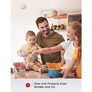 X-Sense 10-Year Battery Smoke and Carbon Monoxide Alarm with Display, Dual Sensor Smoke CO Alarm, Auto-Check, SC01, Pack of 1