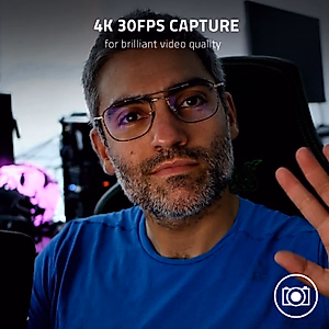 Razer Ripsaw X - USB Capture Card with 4K Camera Connection for Full 4K Streaming (4K 30FPS Capture, HDMI 2.0, USB 3.0, Plug and Play, Streaming Software Compitable, Compact Form Factor) Black