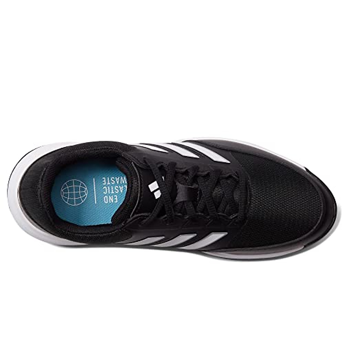 adidas Women's W TECH Response 3.0 Golf Shoe, core Black/FTWR White/Silver met, 7.5