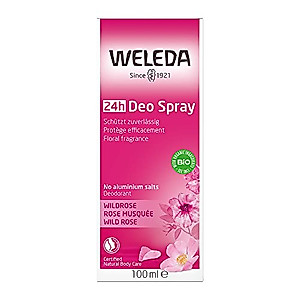 Weleda Wild Rose 24h Deodorant Spray, 3.4 Ounce