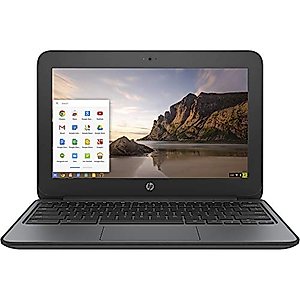 HP Chromebook 11 G4 11.6" 4GB 16GB Intel Celeron N2840 X2 2.16GHz, Black (Renewed)