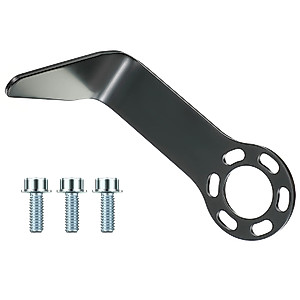 Gulfmew 889661M Steel L Shaped Rafter Hook Replacement with Bolt, Pneumatic Tool Rafter Hook Compatible with Hitachi Nail Gun NR83A5, NR83A5(S), NR83AA5, NV83A5, NR90AC5, NT65A5, NV75A5 (1 Set)