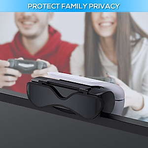 Privacy Shield Compatible with PS5 Camera, YUANHOT Protective Concealing Lens Cover Compatible with Playstation 5 HD Camera (NO Camera Included)