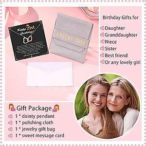 UNGENT THEM 21st Birthday Gifts for Her 21 Years Old Birthday Gifts Ideas Necklace 21st Birthday Decorations for Her Daughter Women