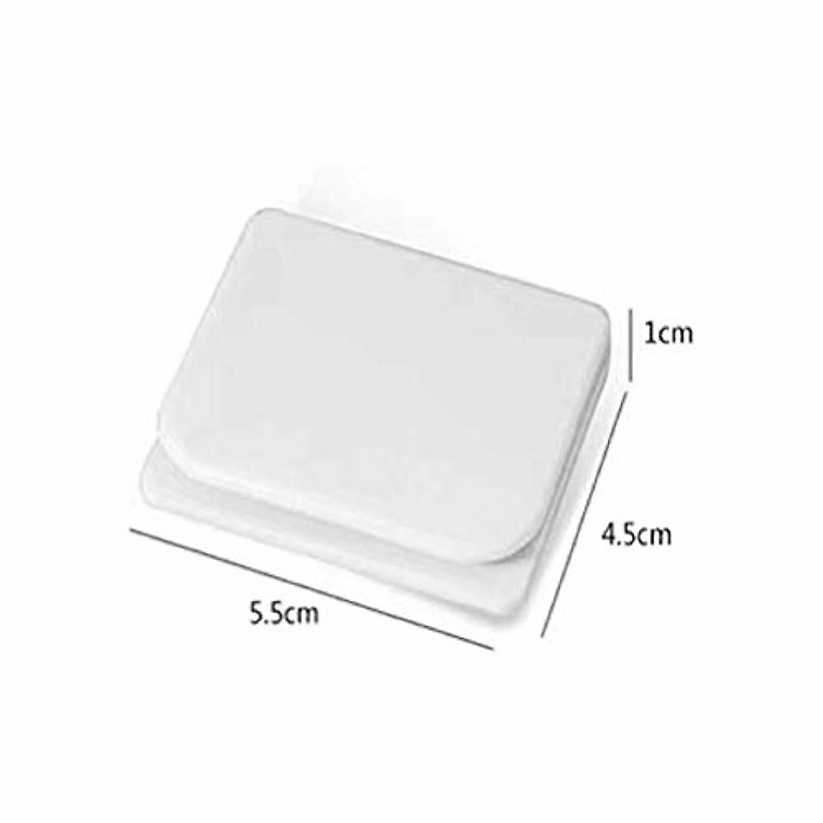 BEYST Self Adhesive Hooks Curtain Rod Bracket Pole,2/8 PCS Drapery Hook Holders Wall Brackets & Fixings Rod Holder Adhesive Rod Hooks for Home Bathroom