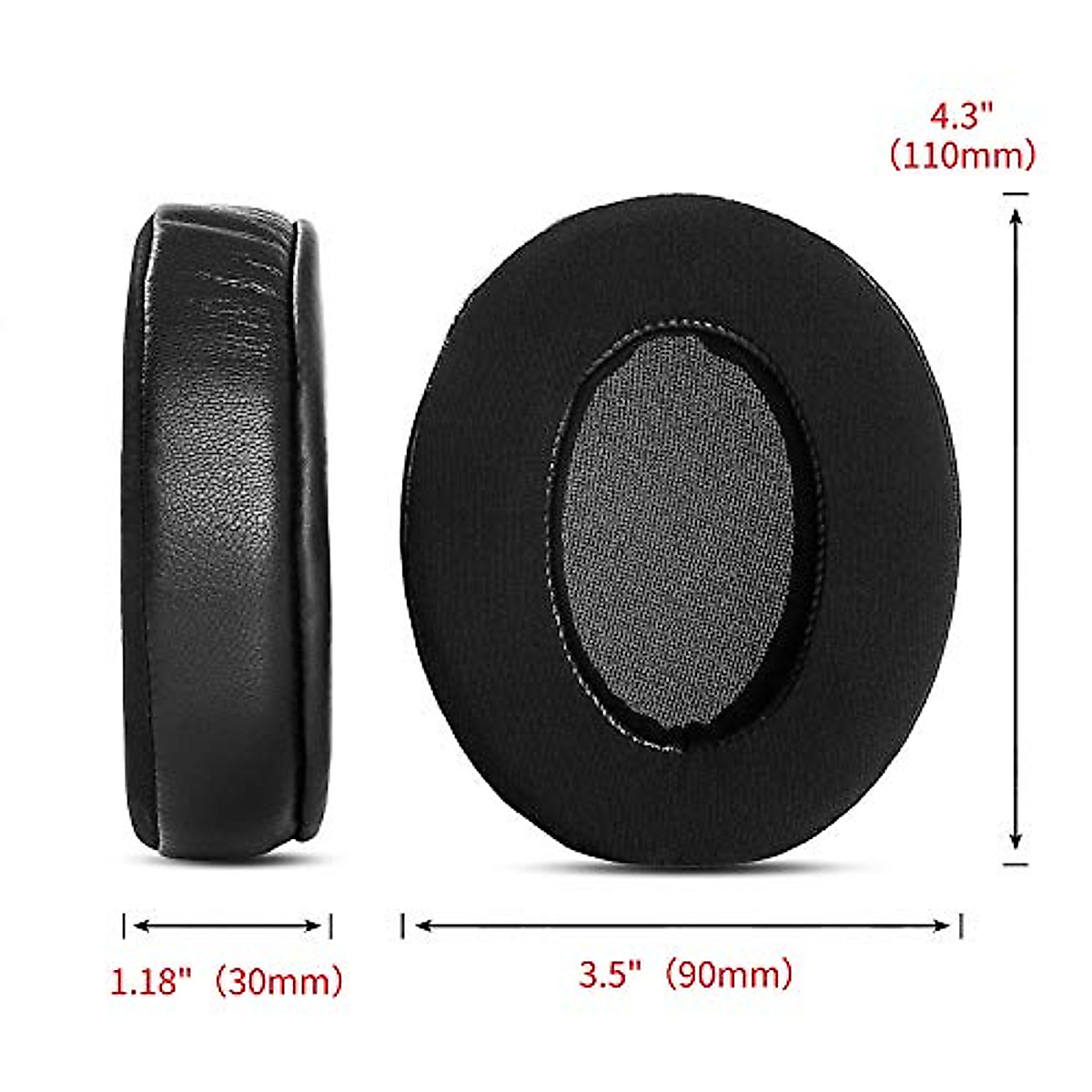 Replacement Upgraded Cooling-Gel Ear Cushion Ear Pads Compatible with SteelSeries Arctis 3 5 7 Arctis pro Wireless Gaming Headphones Earpads (Thick 30mm)