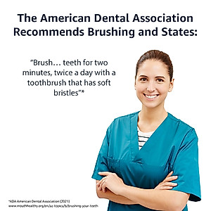 Amazon Basics Kids Battery Powered Toothbrush, 2 Count, 1 Pack (Previously Solimo)