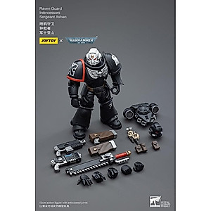 JoyToy Warhammer 40K: Raven Guard Intercessors Sergeant Ashan 1:18 Scale Figure