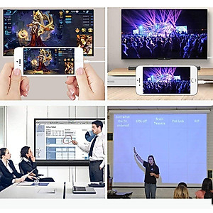 [Apple MFi Certified] Lightning to HDMI Digital AV Adapter,1080P Video & Audio Sync Screen Converter AV Adapter with Charging Port for iPhone HDMI Converter to HD TV/Projector/Monitor Support All iOS