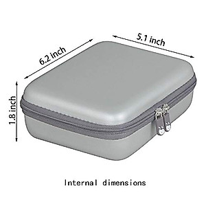 Hermitshell Hard EVA Travel Case for Fujifilm Instax Mini Liplay Hybrid Instant Camera (for Camera+Film, Grey)