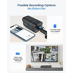 Reolink 4K 16CH PoE Camera Outdoor System, 8X RLC-811A Black PoE IP Security Cameras Bundle with RLN16-410 NVR 16 Channel Pre-Installed 4TB HDD, Motion Spotlights, 5X Optical Zoom, Smart Detection